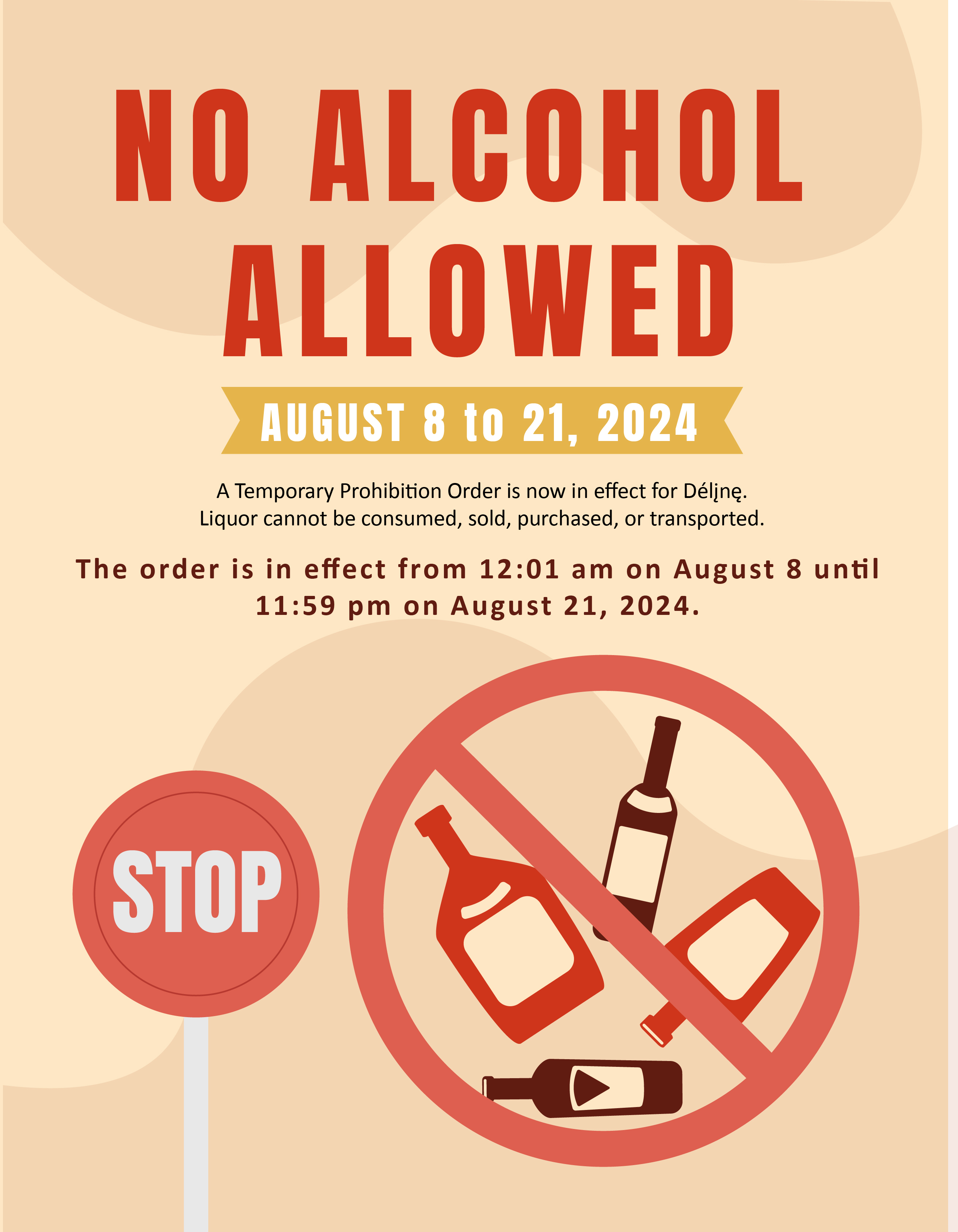 Alcohol Prohibited in Deline | Délı̨nę